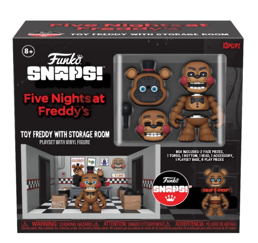 Five Nights at Freddy's Freddy Funko Pop Snaps Security Room, zestaw do ...