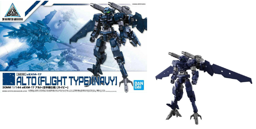 GUNDAM - 30MM 1/144 eEXM-17 Alto Flight Type Navy - Model Kit Popando.pl
